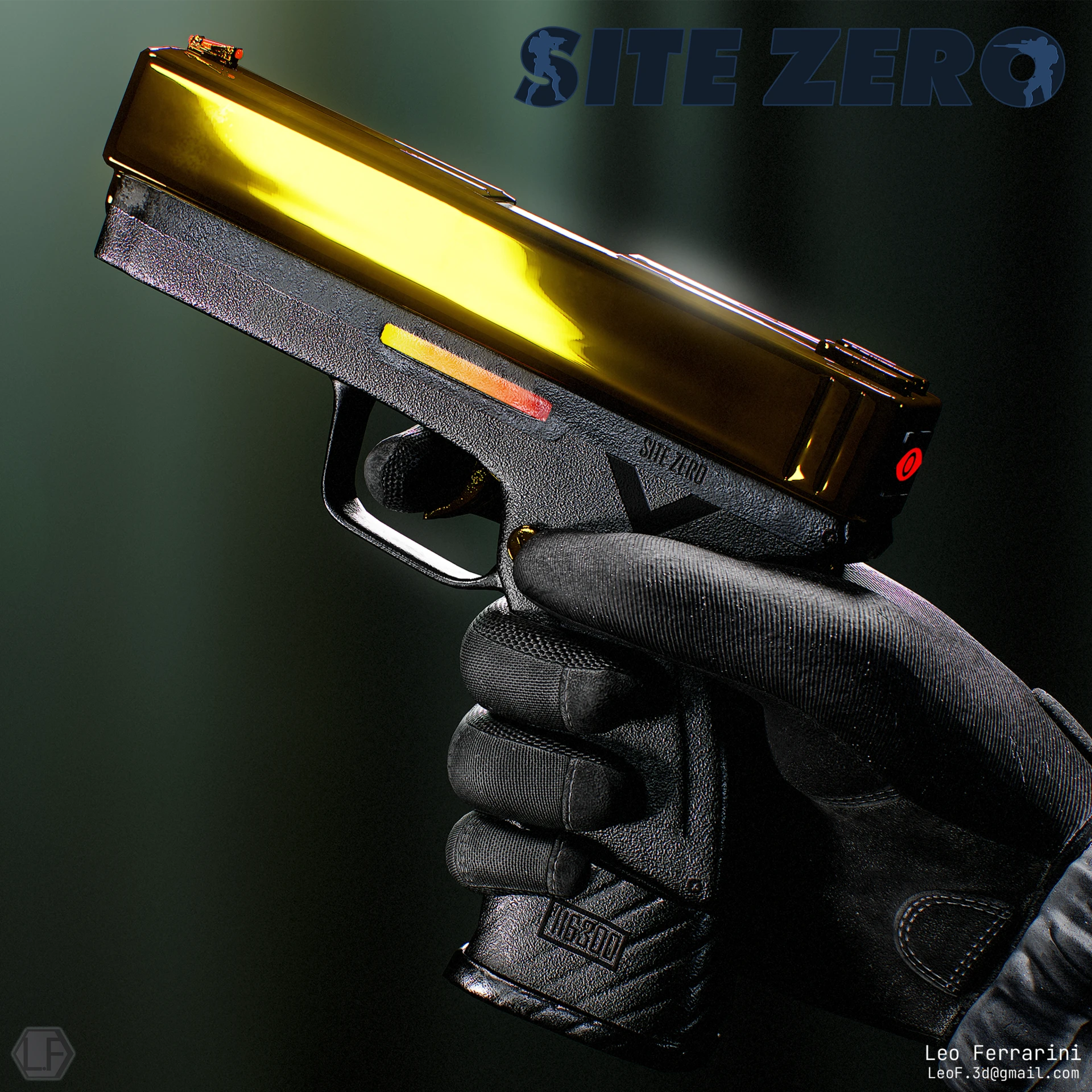 ArtStation - Site Zero – Pistol Asset