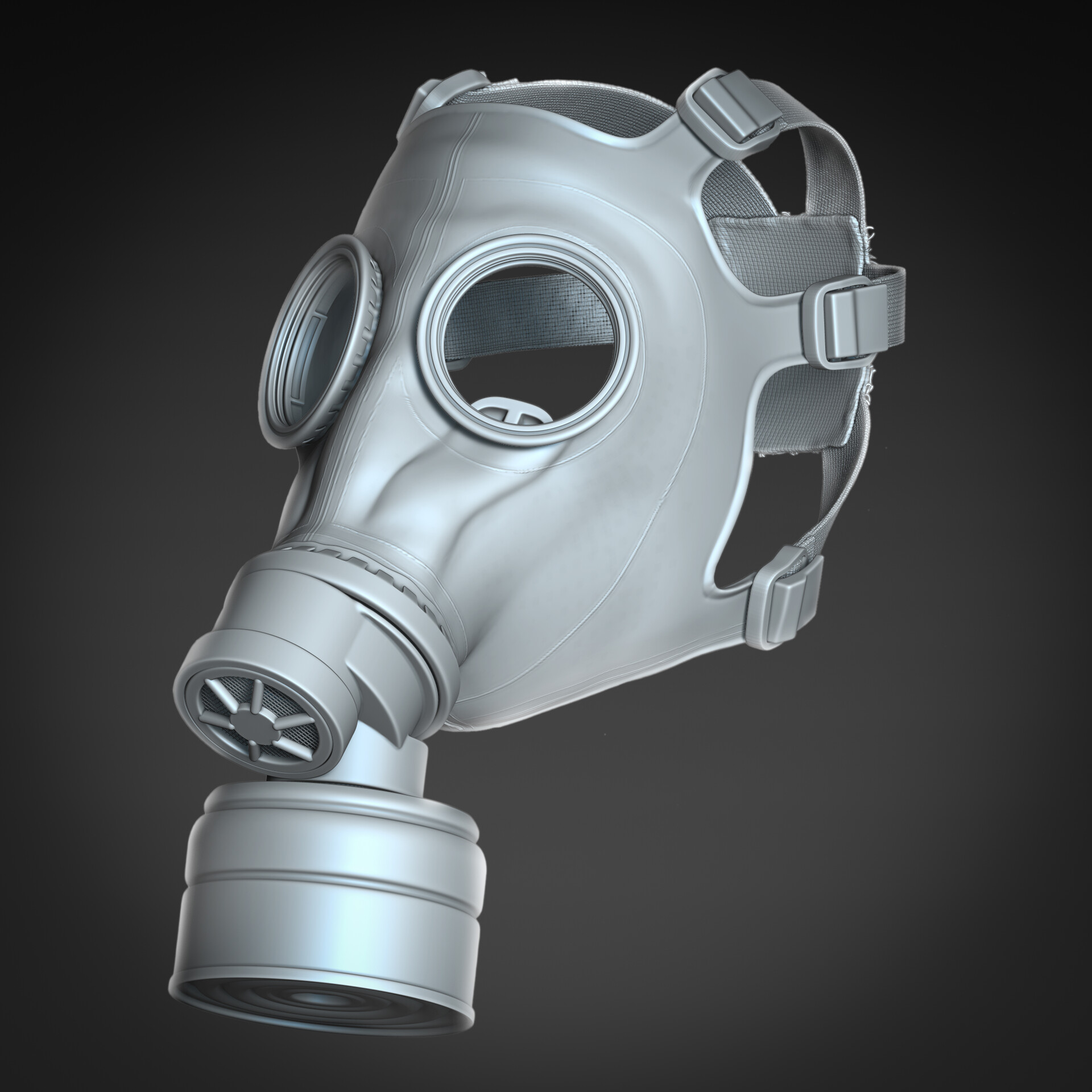 ArtStation - Gas Mask - Highpoly