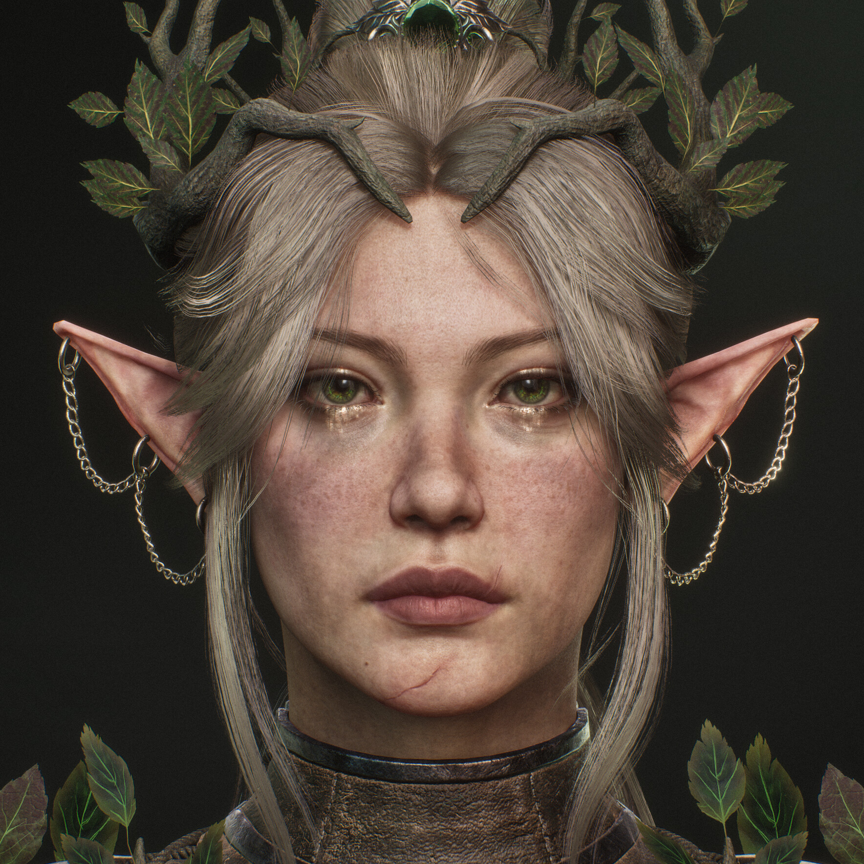 ArtStation - Forest Elf Warrior