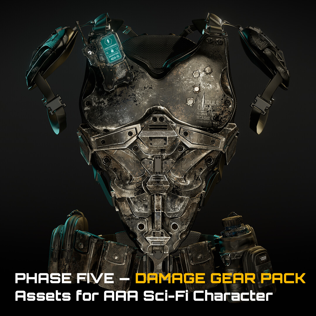 ArtStation - Drop Gear Series (1–4) | Final DAMAGE Variant