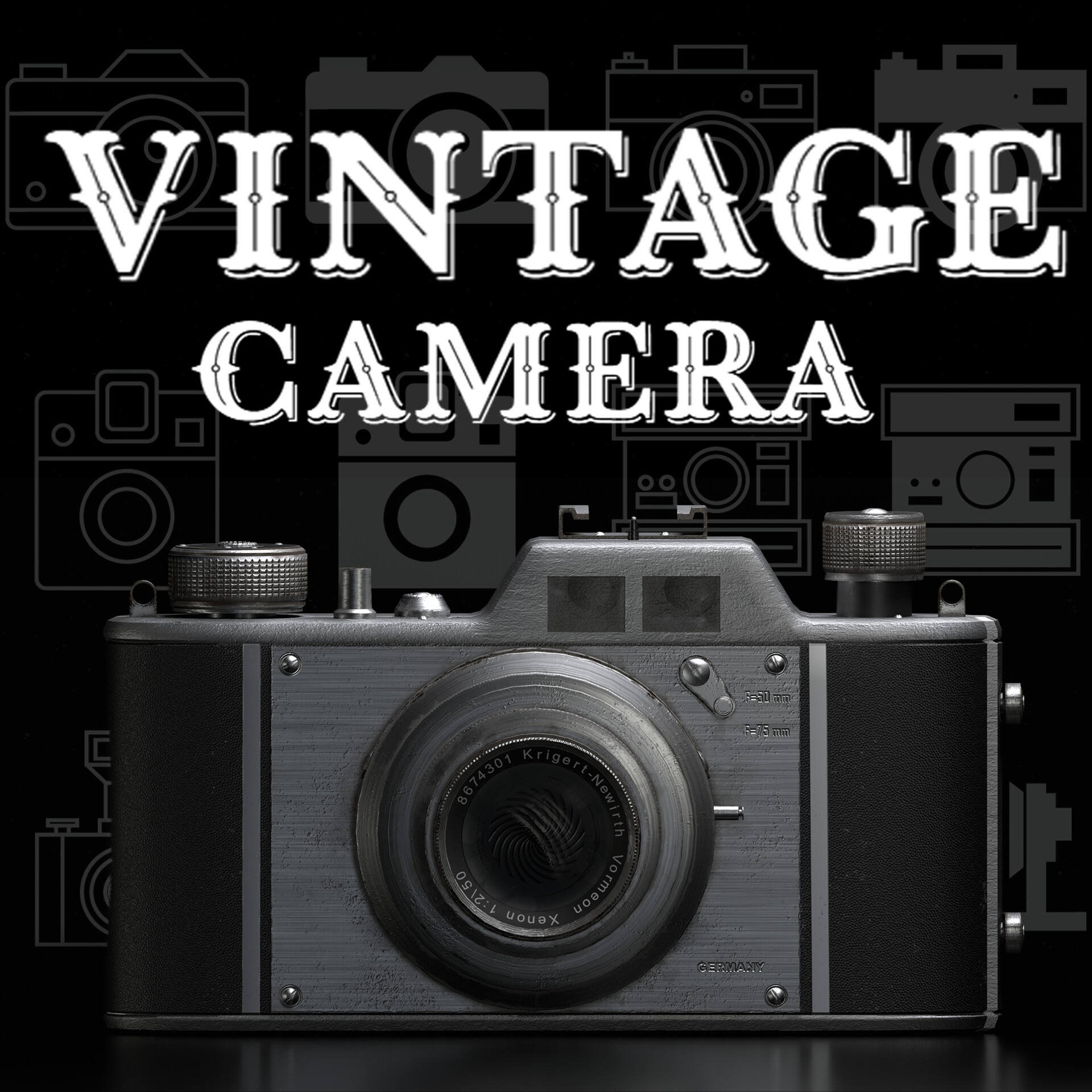 ArtStation - Vintage Film Camera – 3D Realism Study