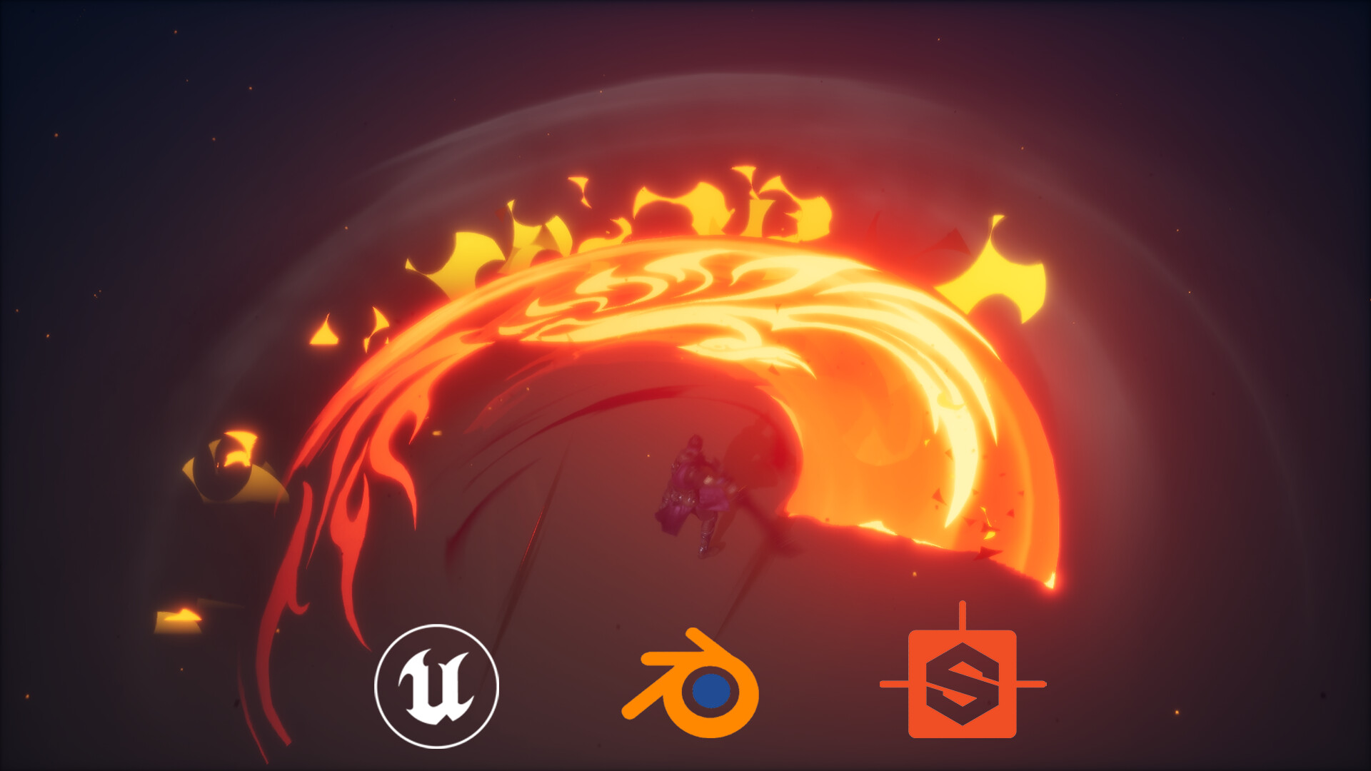 ArtStation - Fire Slash