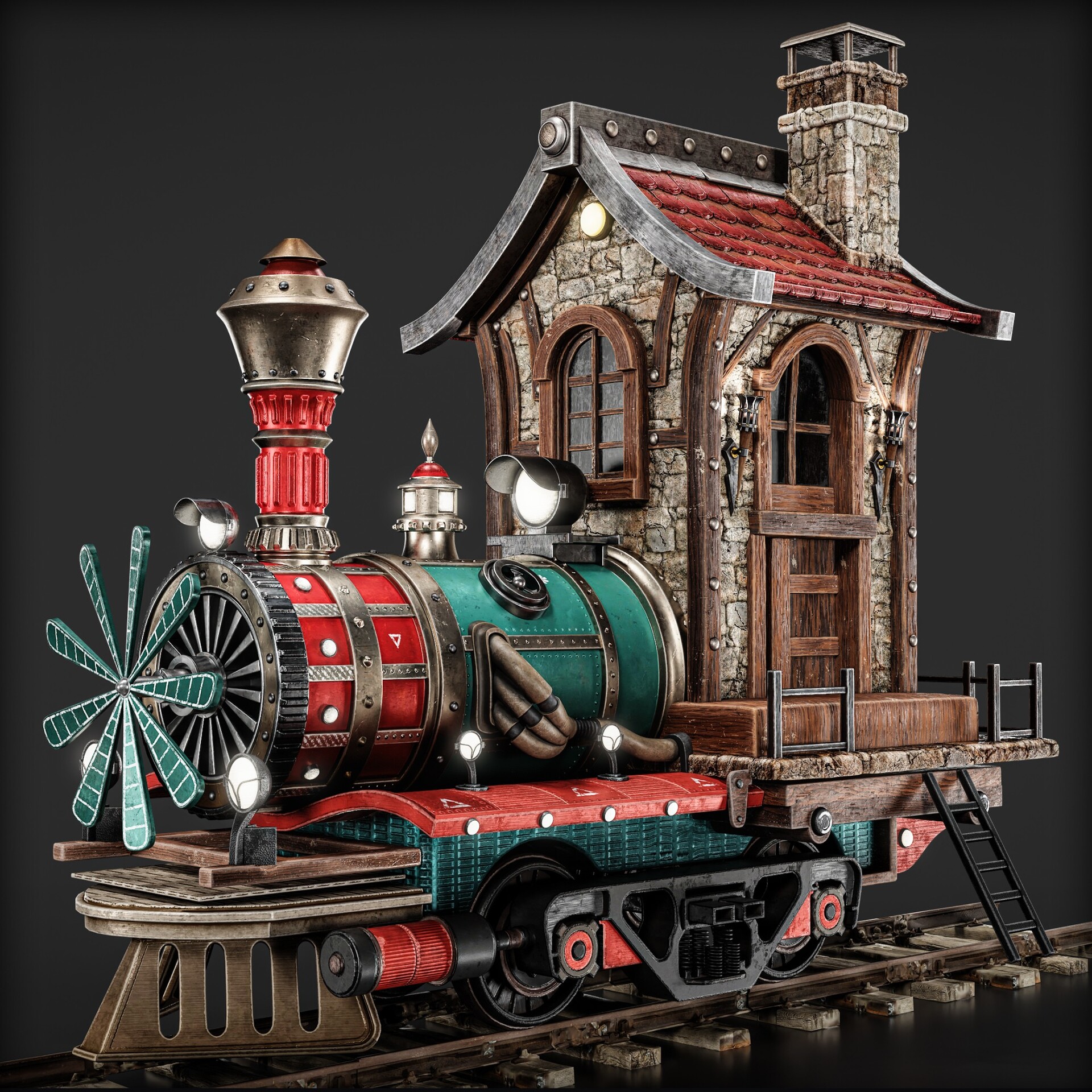 ArtStation - Fantasy Train