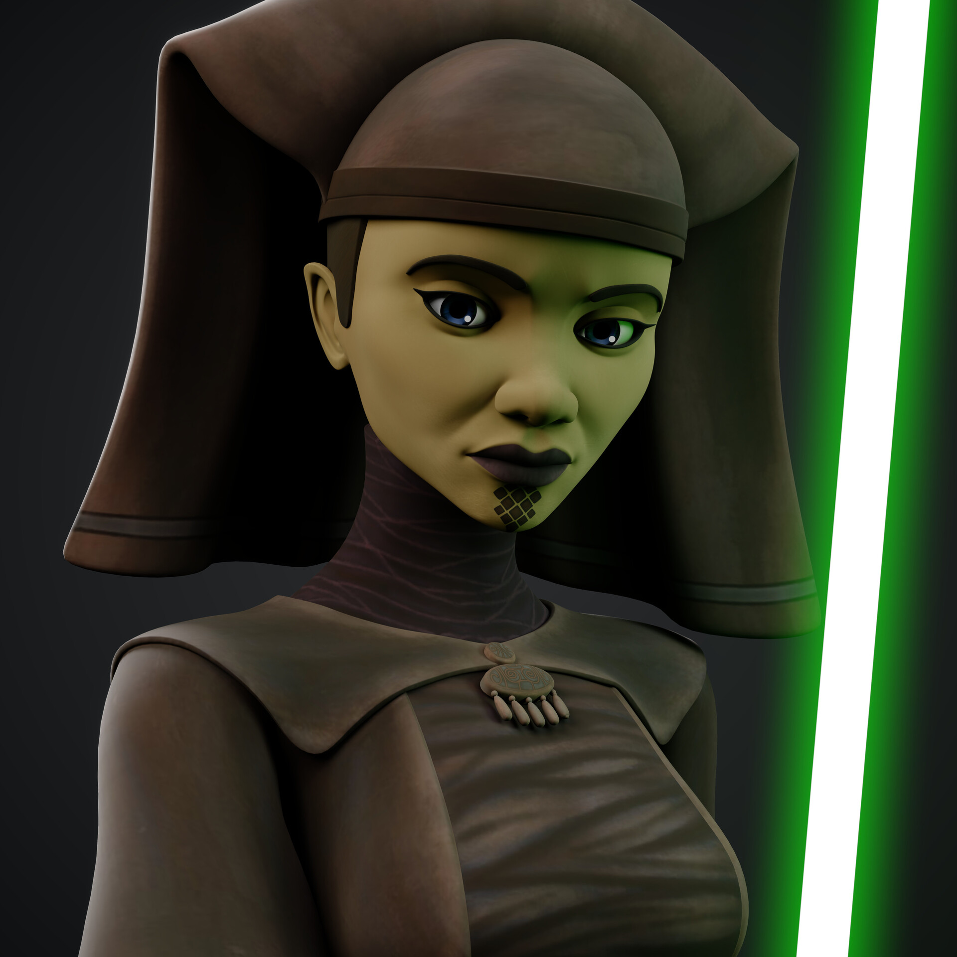 ArtStation - Star Wars Luminara Unduli 3D Model