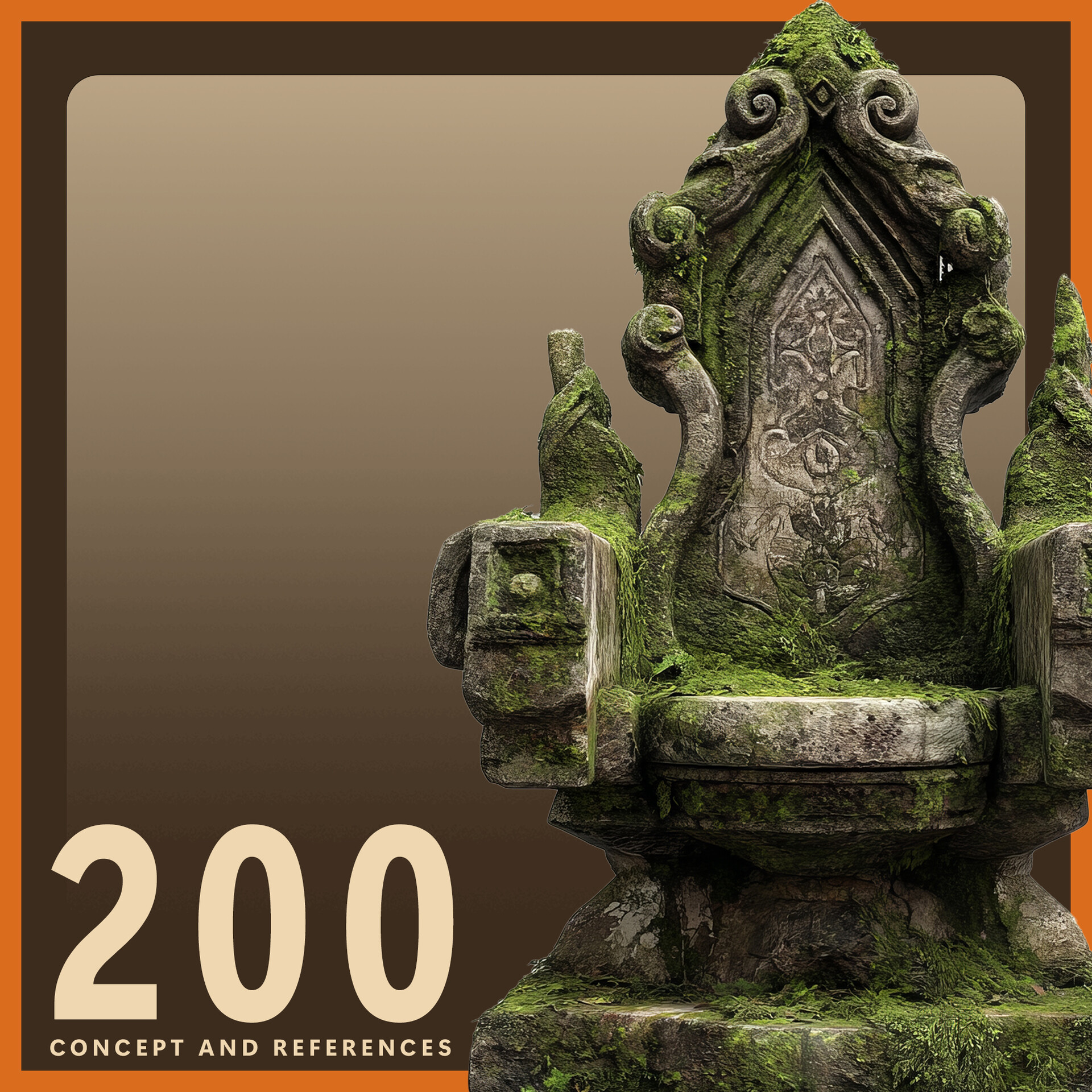 ArtStation - 200 Stone Throne Concept and Reference