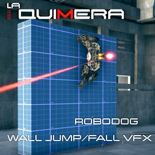 ArtStation - 🐶 RoboDog– Wall Jump/Fall VFX 🔷 Unreal Engine