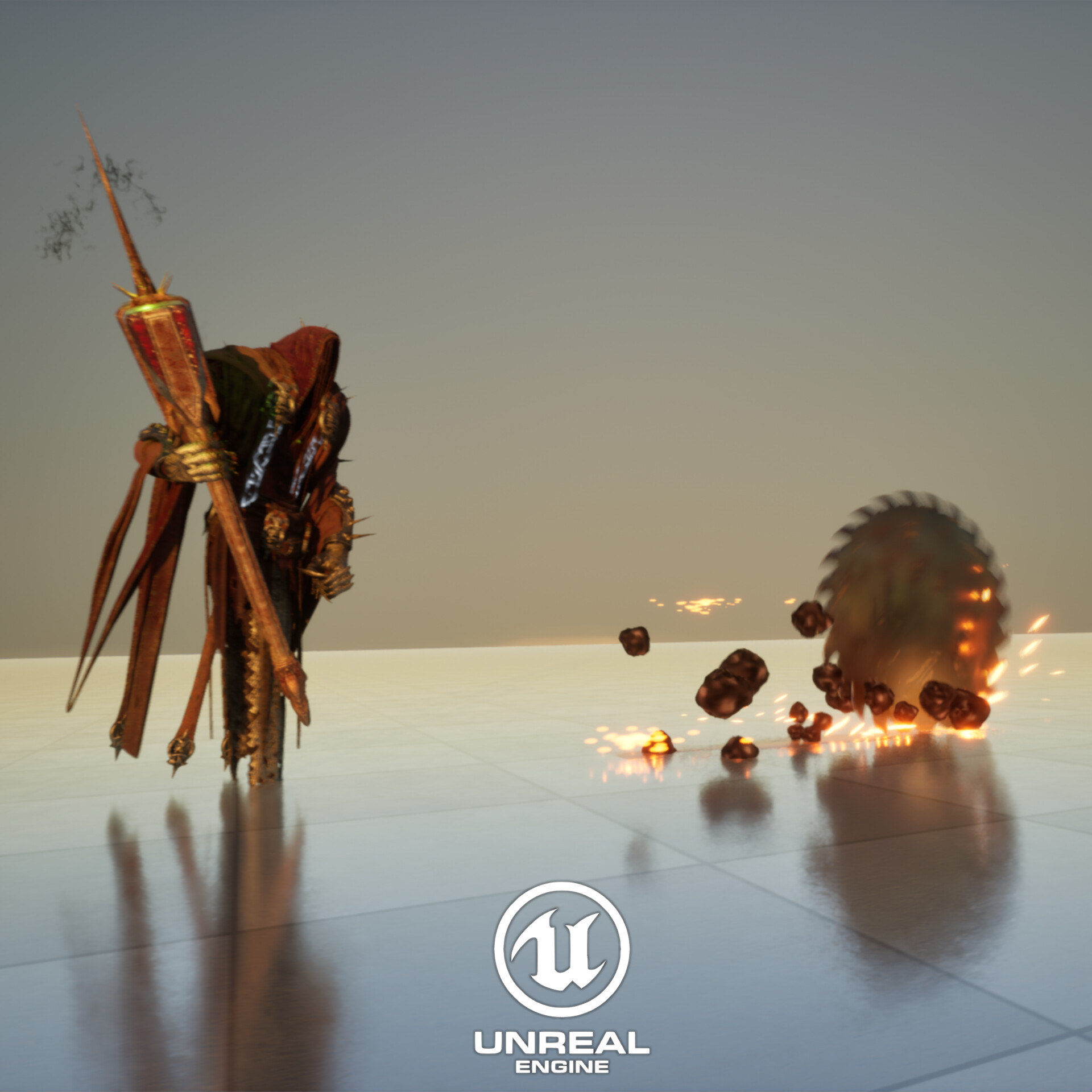 ArtStation - Spinning Saw VFX