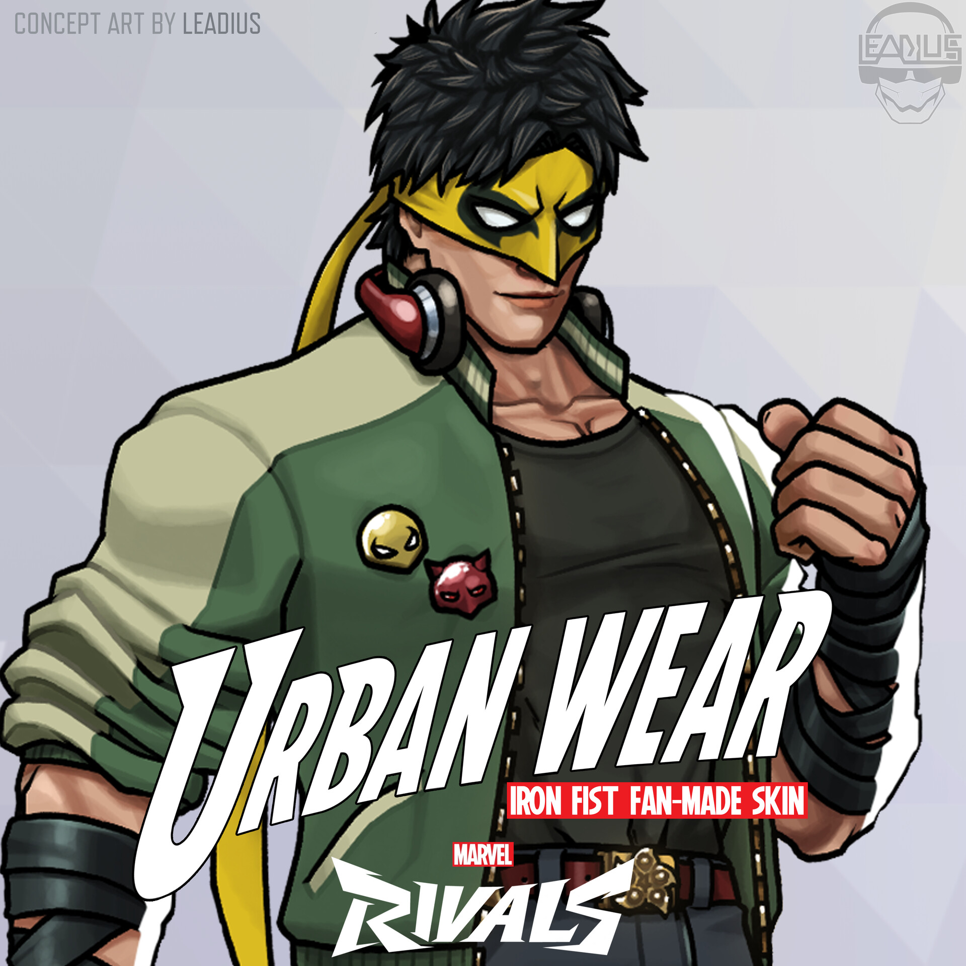 ArtStation - Marvel Rivals - Iron Fist URBAN WEAR Fan-made Costume ...