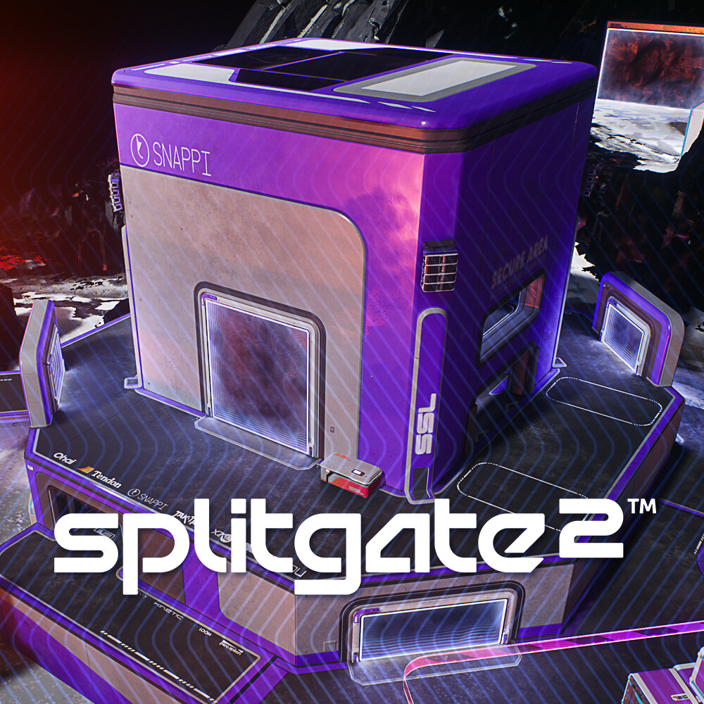 ArtStation - Splitgate 2 - Inferno Northwest Building