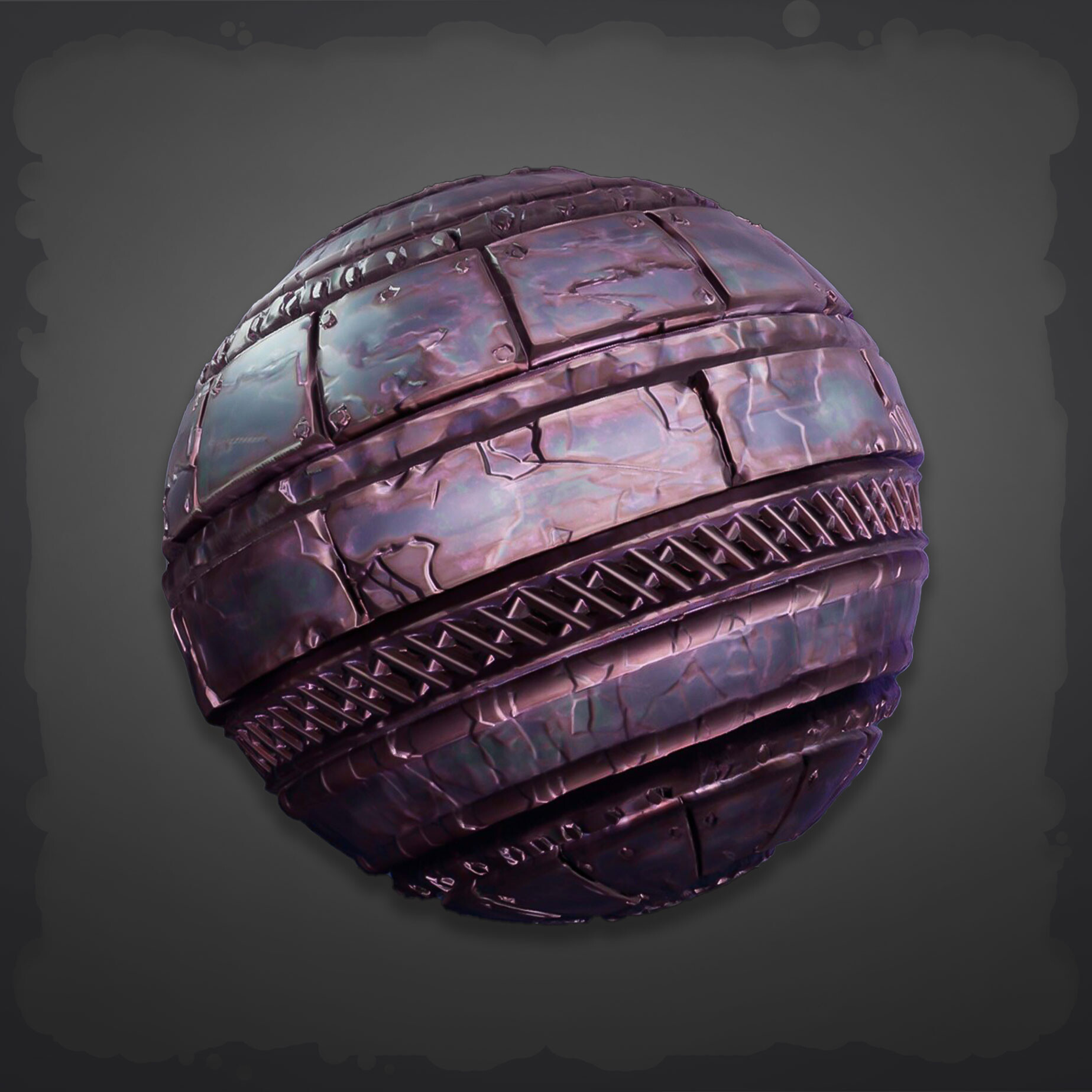 ArtStation - Metal Trim Material