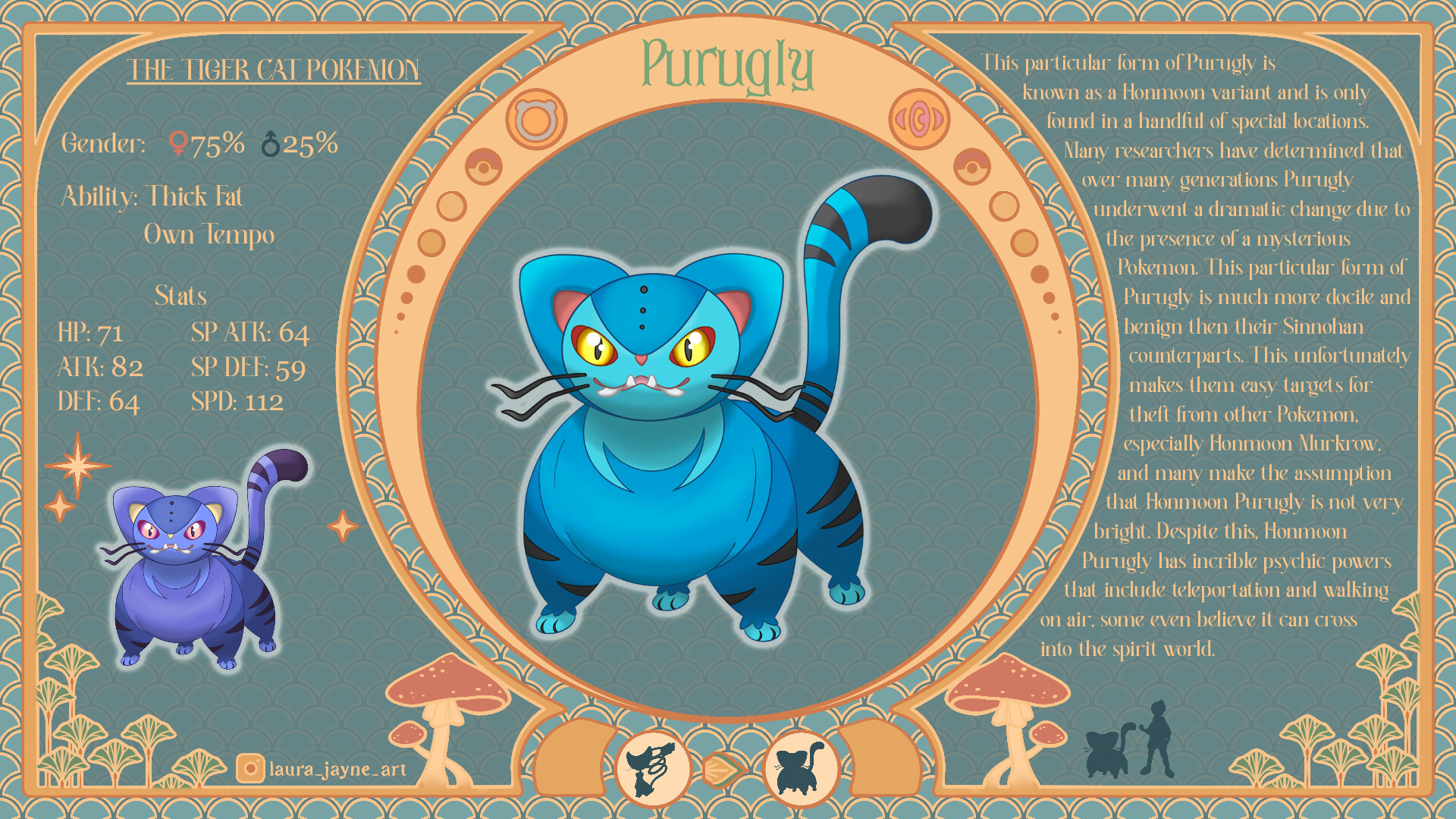 ArtStation - K-Pop Fakemon - Purugly