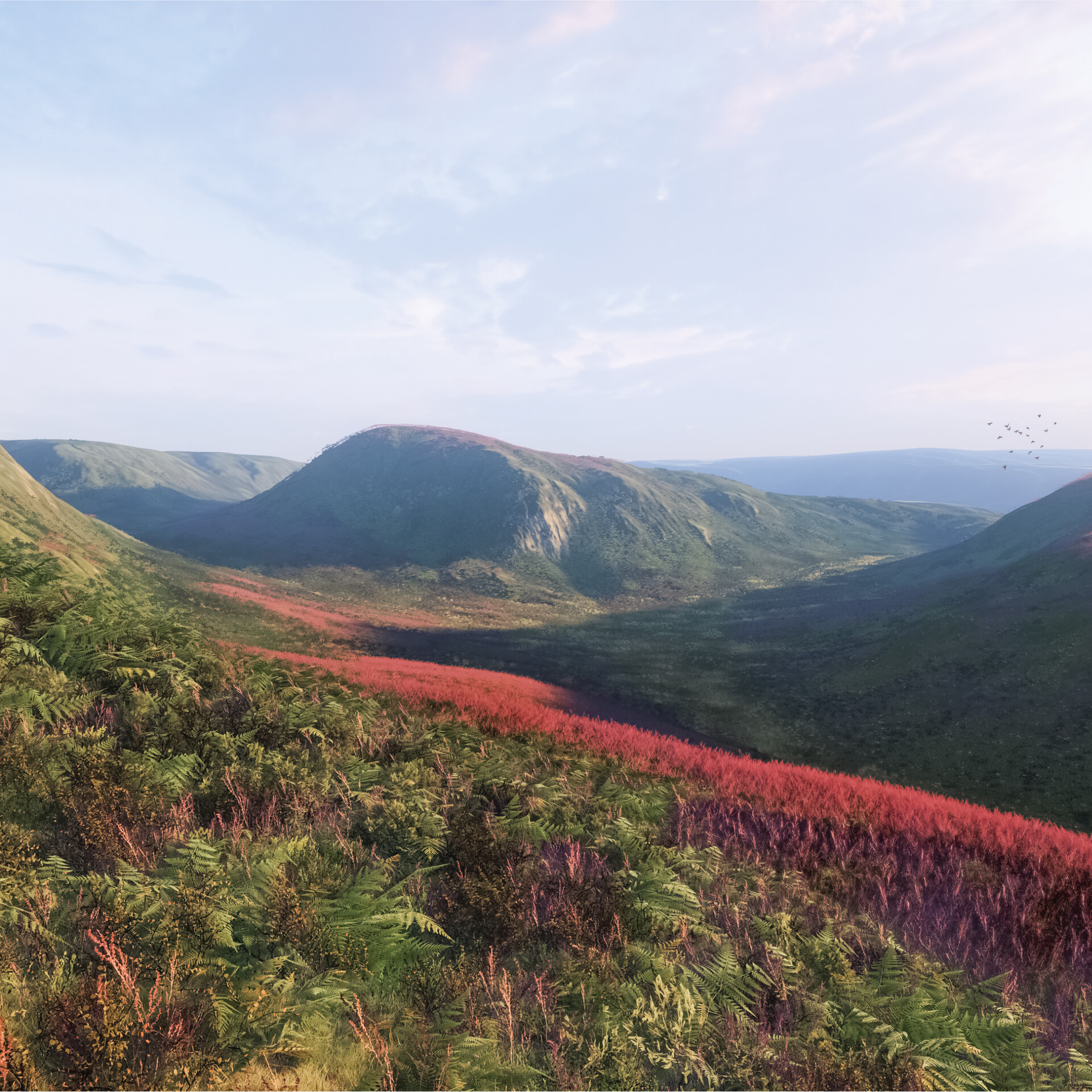 ArtStation - Summer Moorland / Realtime Environment (UNIGINE 2.20)