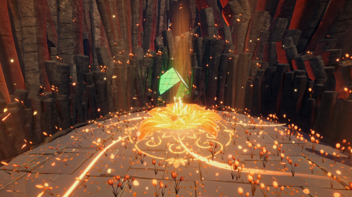 ArtStation - Flower Bloom VFX