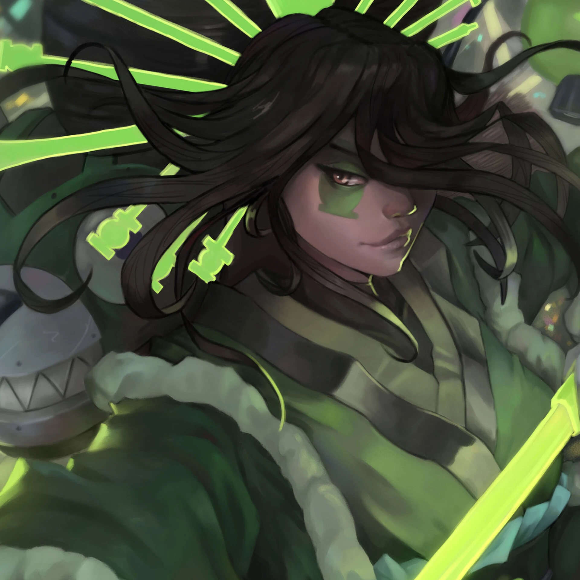 ArtStation - Zeshika, The Emerald Ray