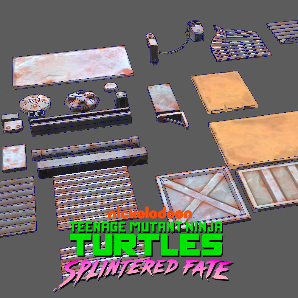 ArtStation - TMNT: Splintered Fate - DLC Kits and Prefabs