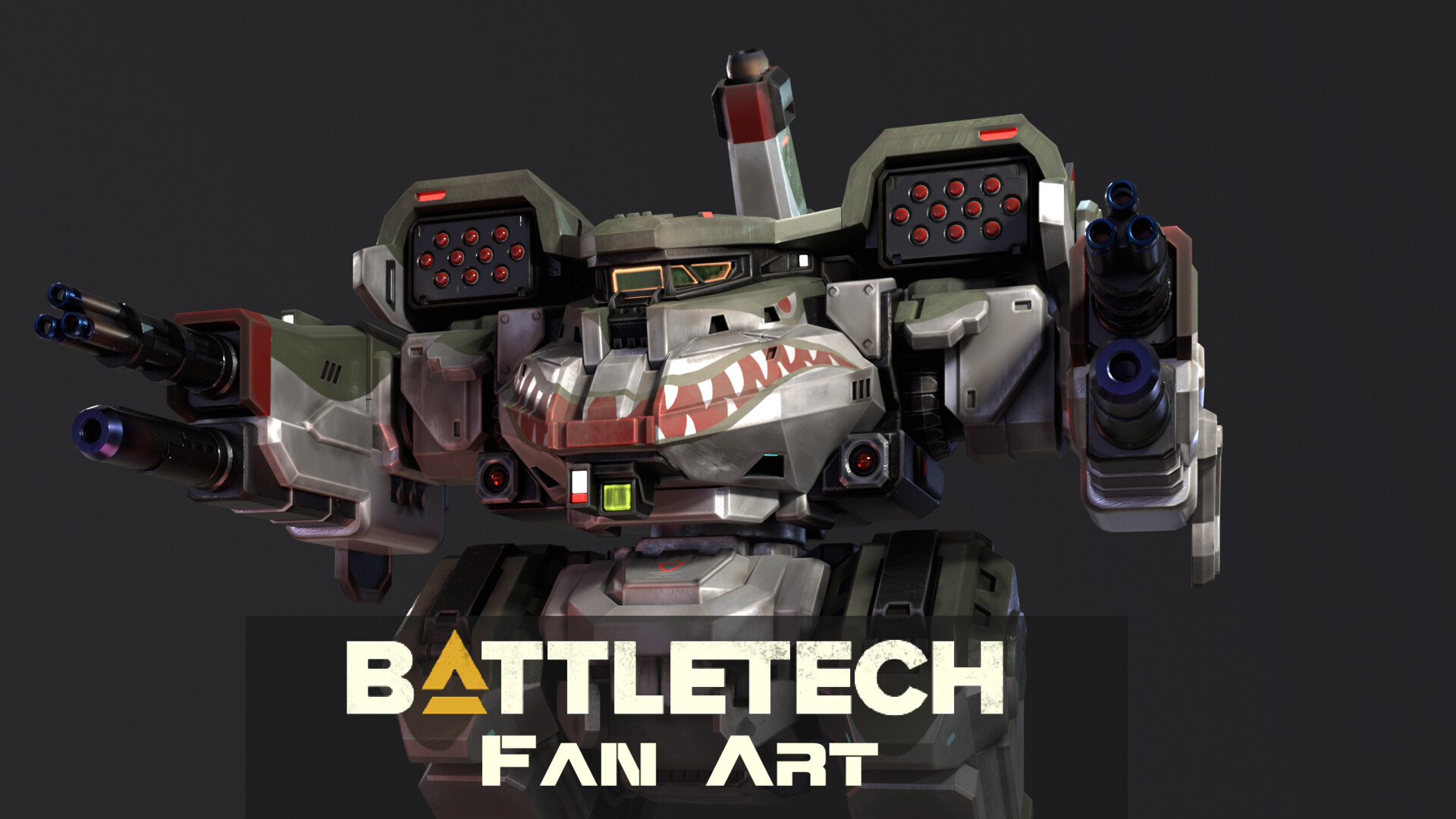 ArtStation - Battletech - Bull Shark BSK-M3