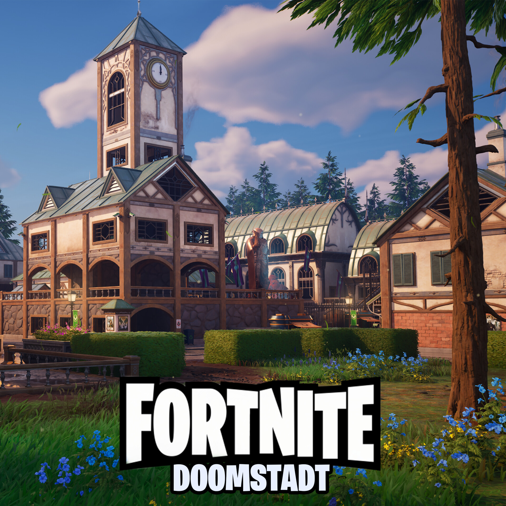 ArtStation - Fortnite - Chapter 5 season 4 - Doomstadt