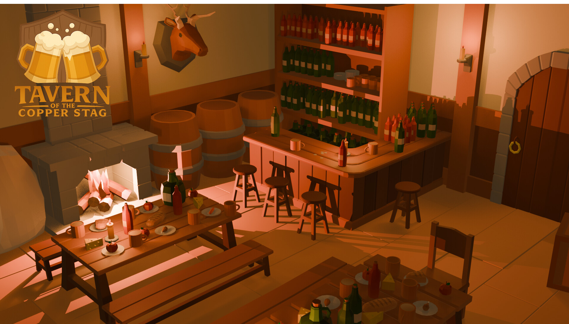 ArtStation - Tavern of the Copper Stag