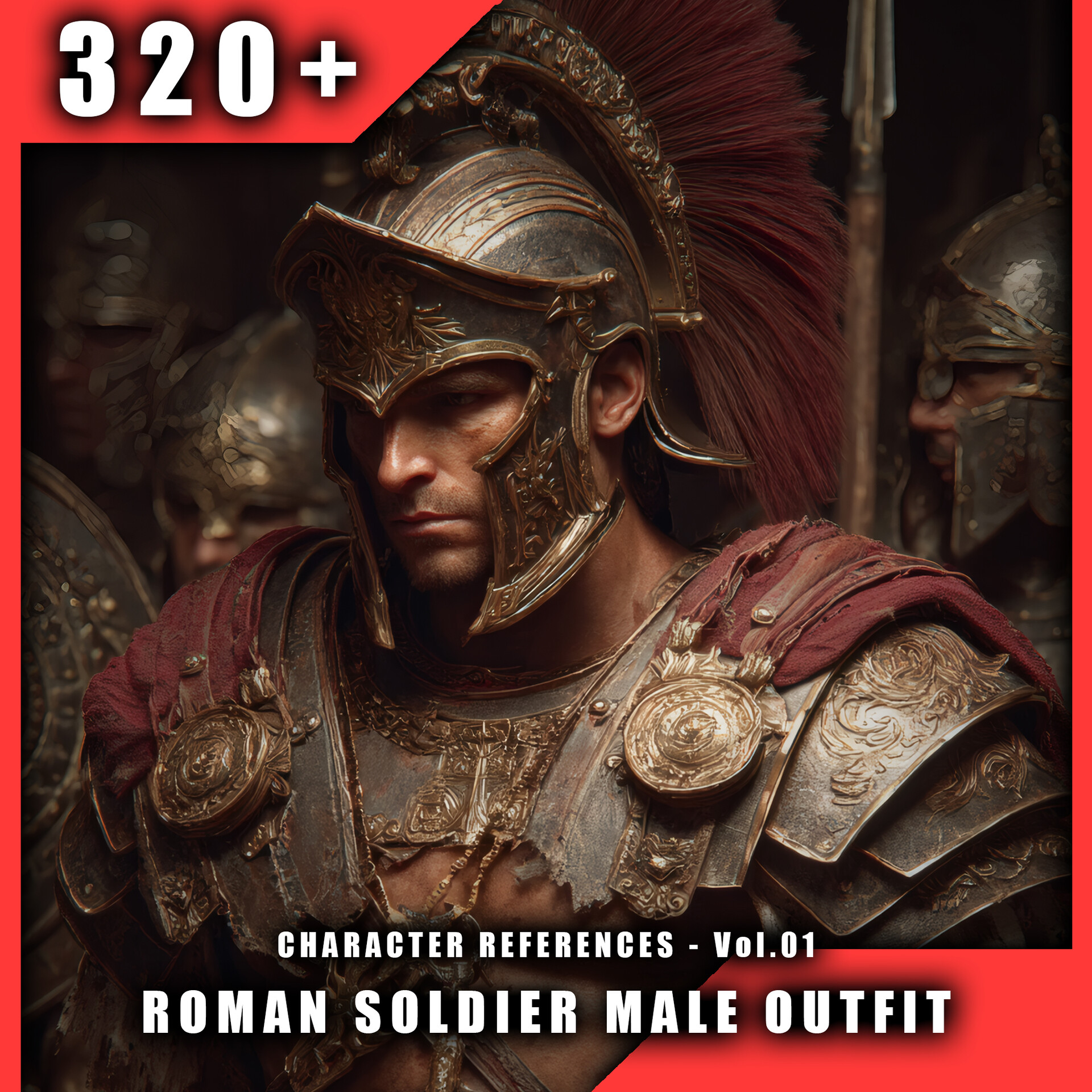 ArtStation - 320+ Roman Male Soldier Outfit - Character References Vol.01