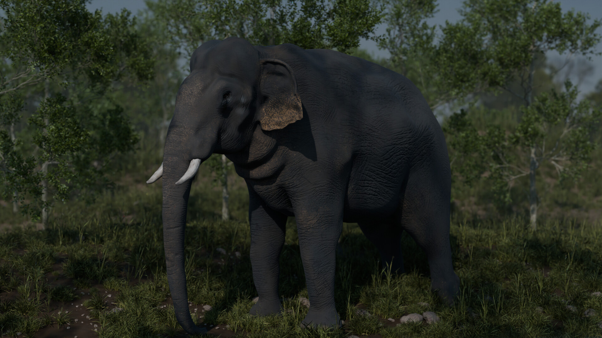 ArtStation - REALISTIC ASIAN ELEPHANT 3D MODEL