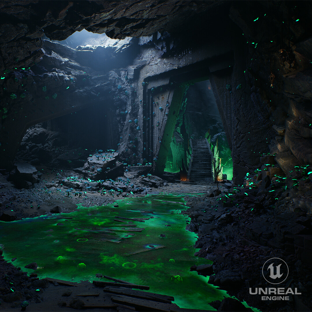 ArtStation - Poison Cave - Unreal Engine