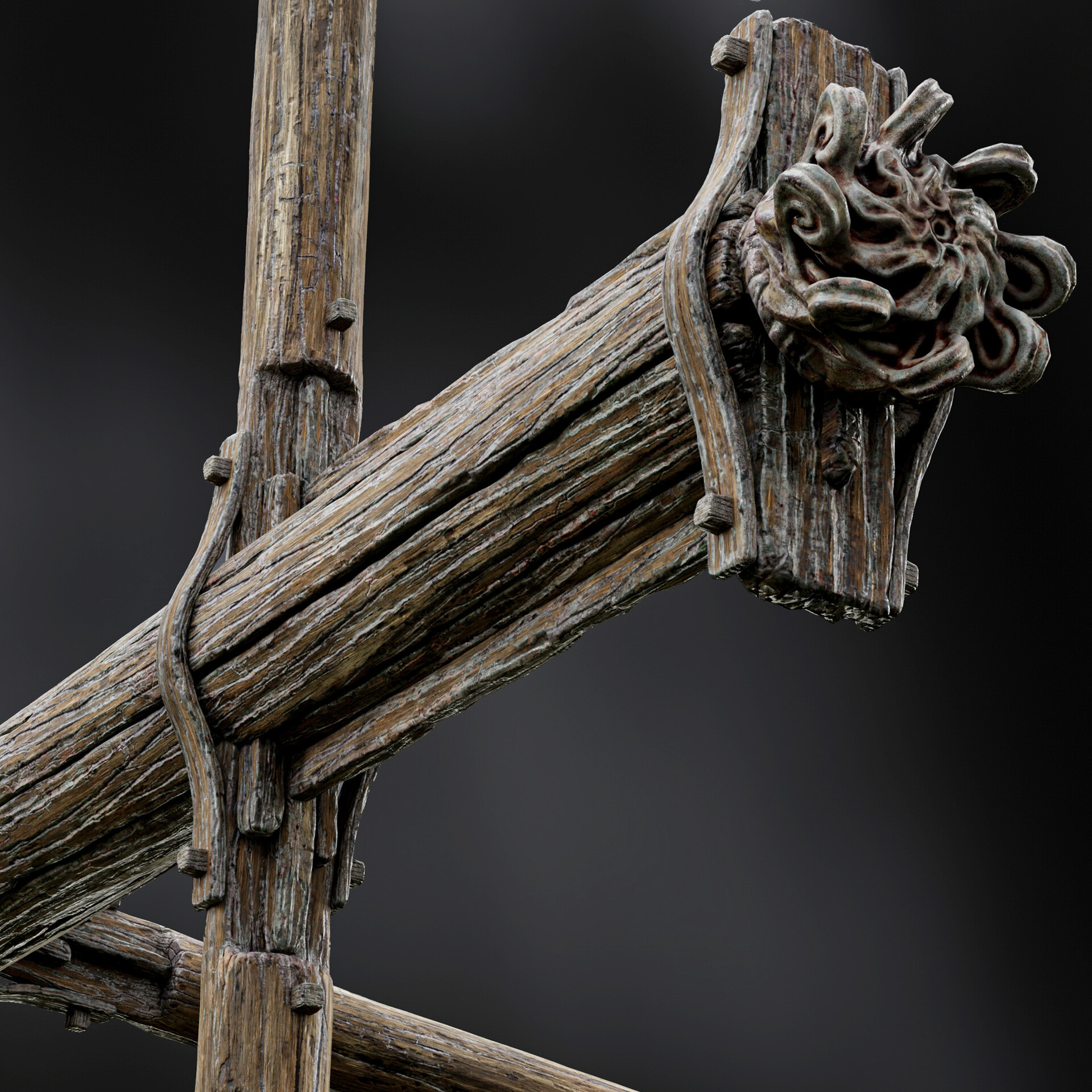 ArtStation - Wooden Structure