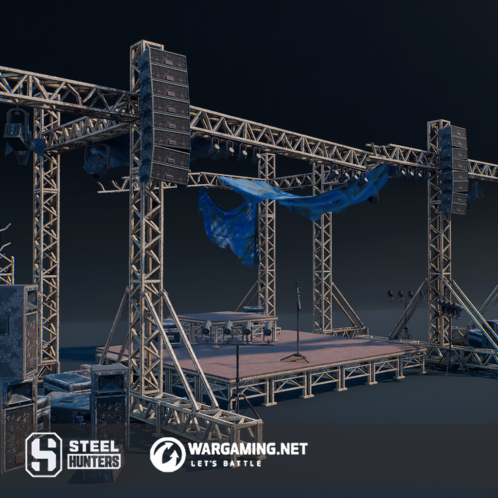 ArtStation - Steel Hunters | Concert Stage