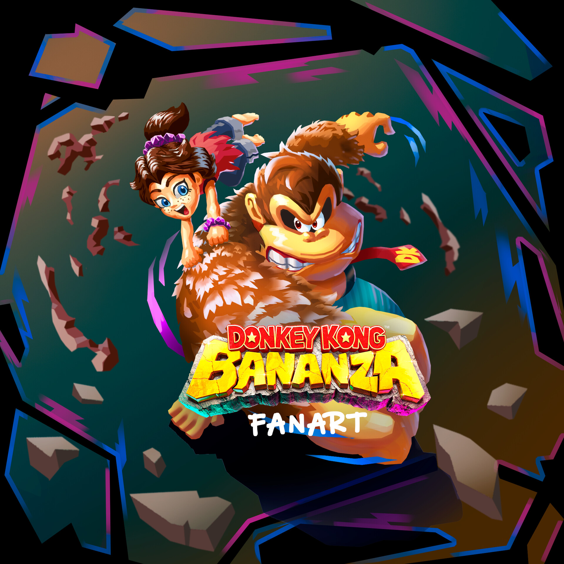 ArtStation - DK Bananza Fanart