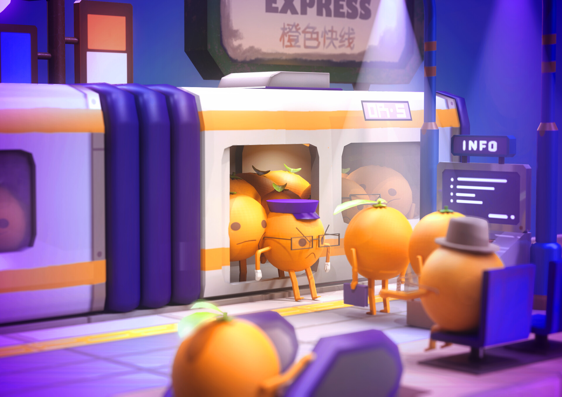 ArtStation - Orange Express