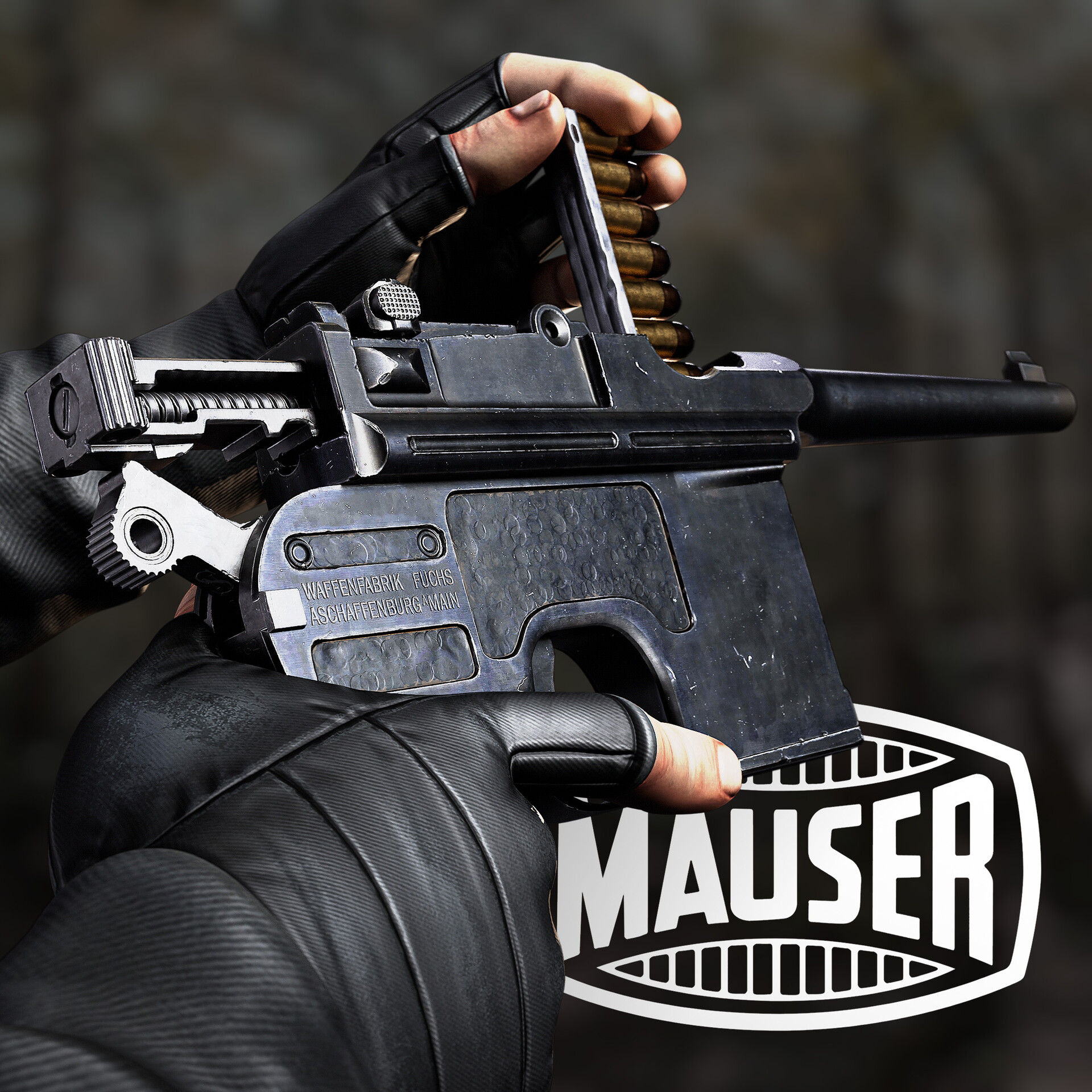 ArtStation - Mauser C96 GAME READY