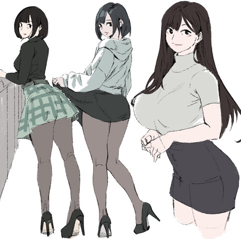 ArtStation - human body croquis drawing 250721 ~ 250725