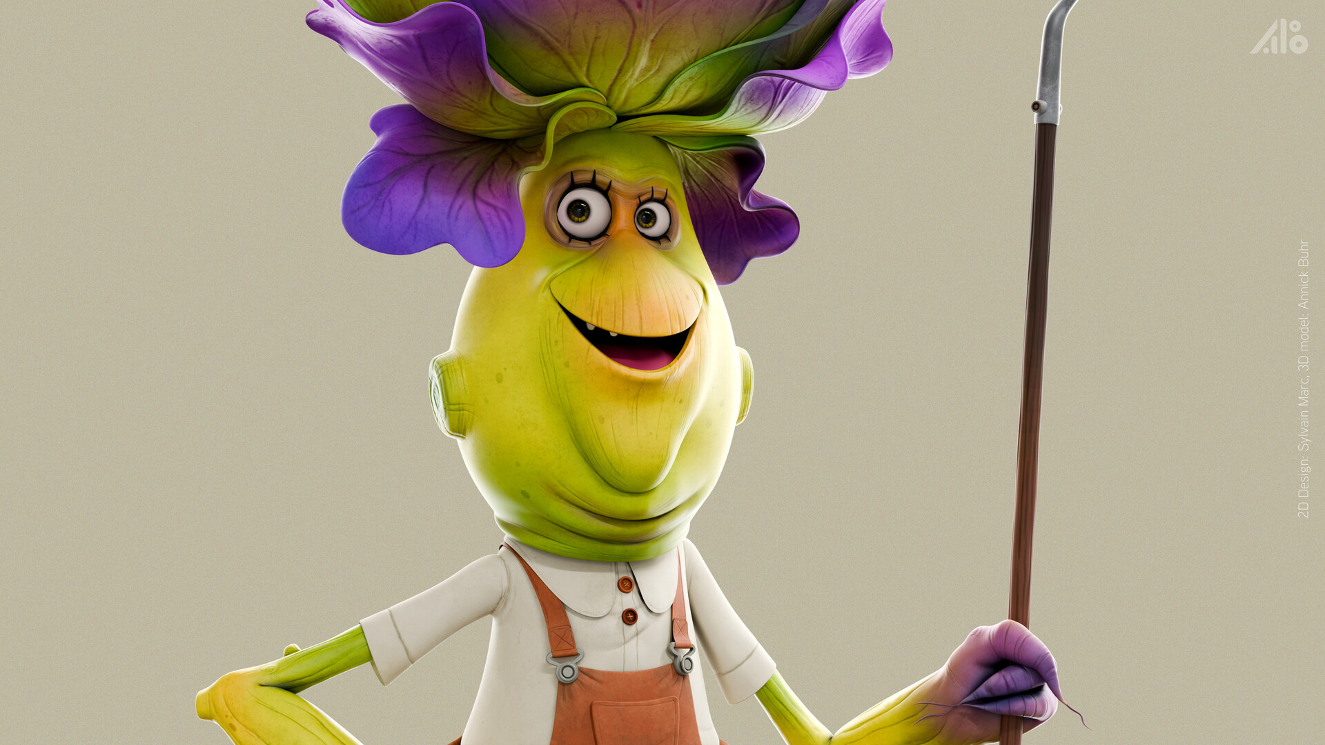 ArtStation - Cabbagehead Lady: Ethel