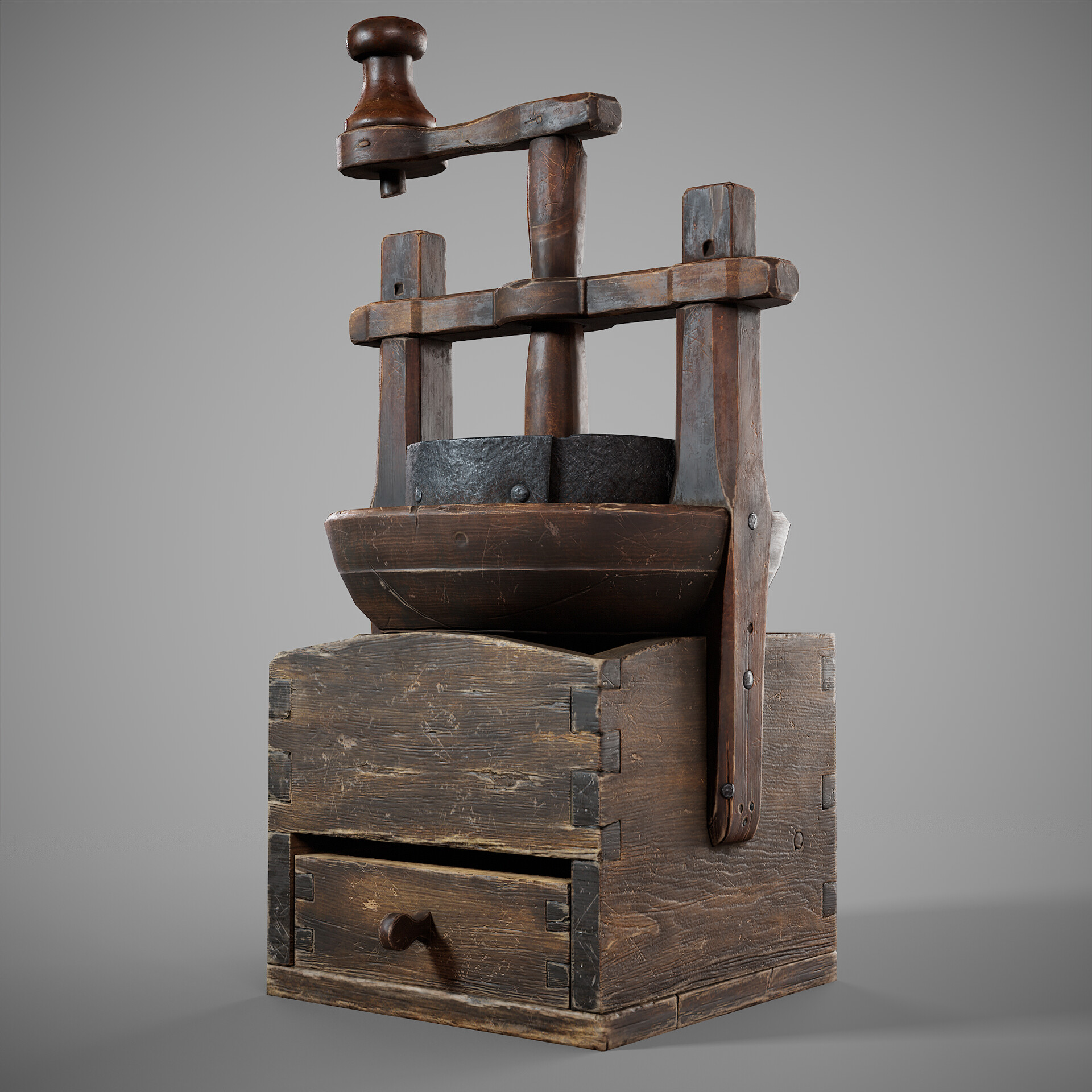 ArtStation - Vintage Coffee Grinder