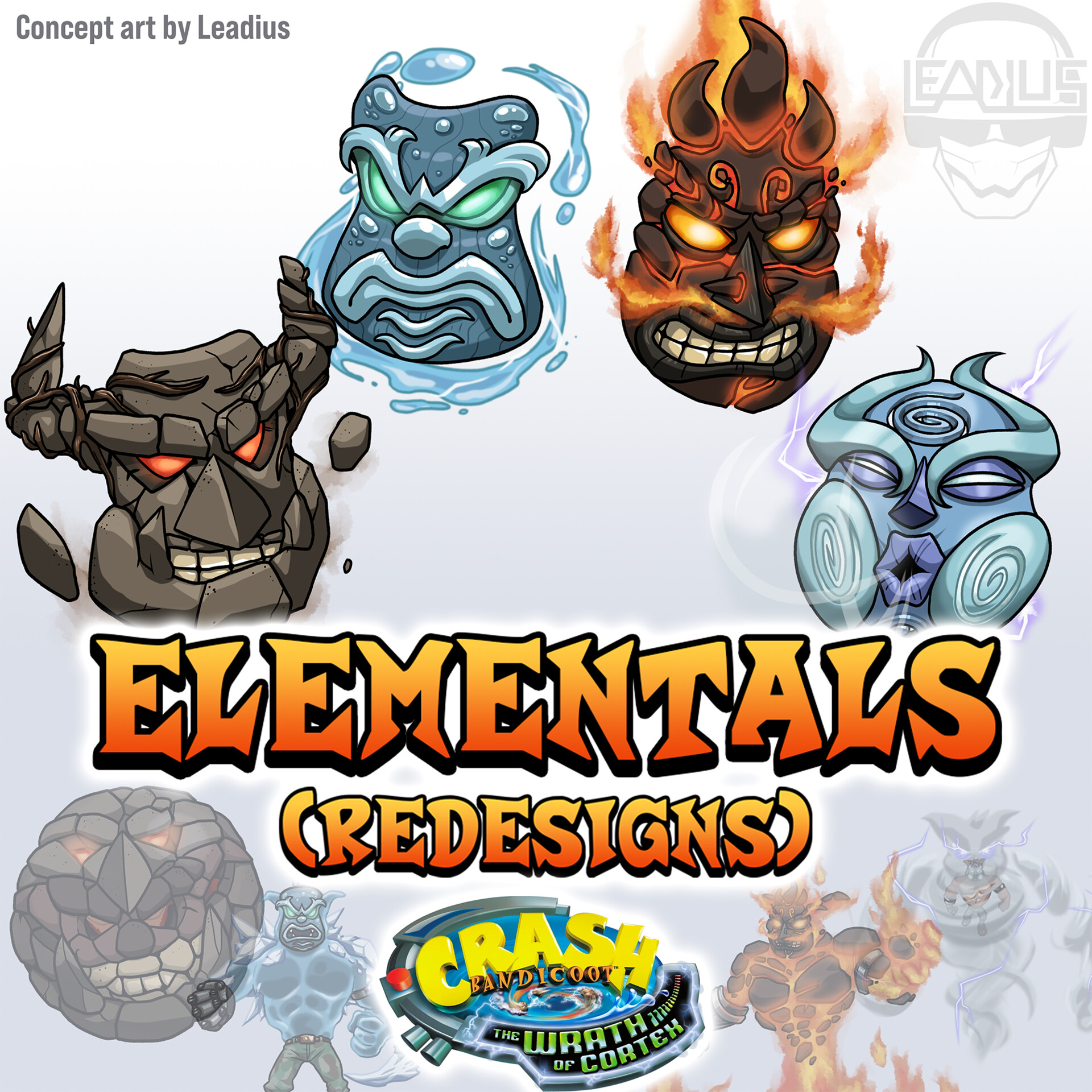 ArtStation - Crash Bandicoot: Rilla Roo REDESIGN - Concept art