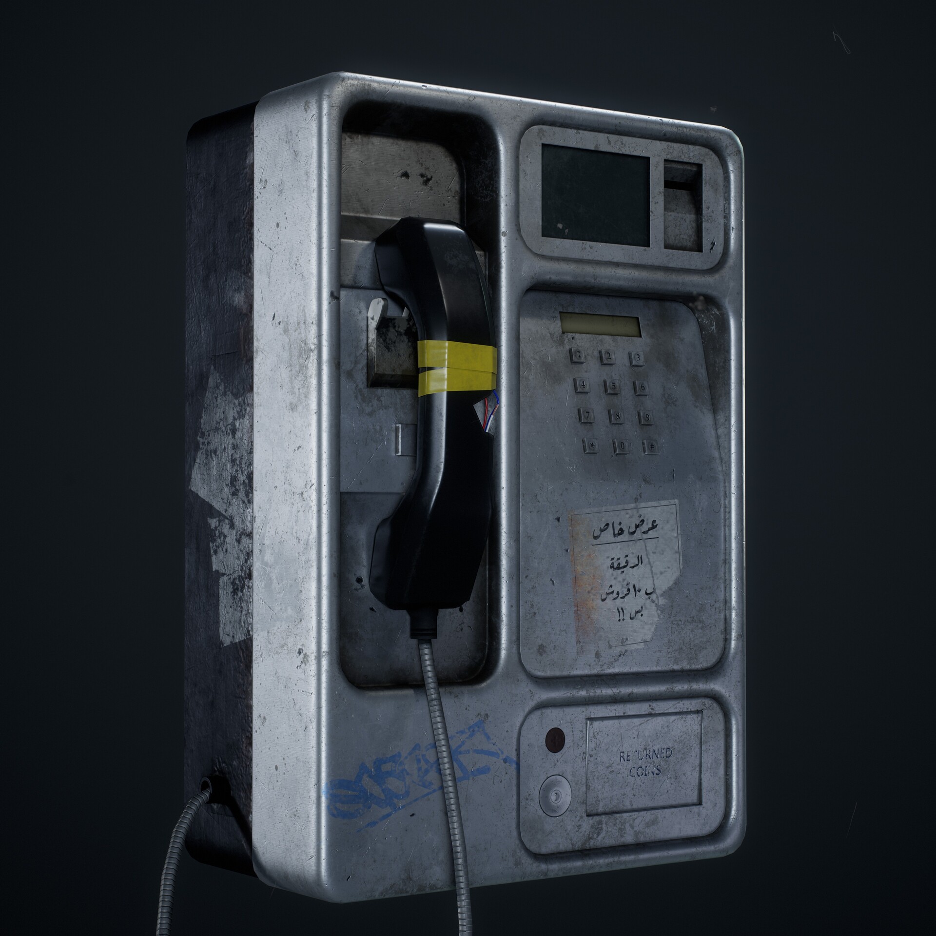 ArtStation - Abandoned Payphone