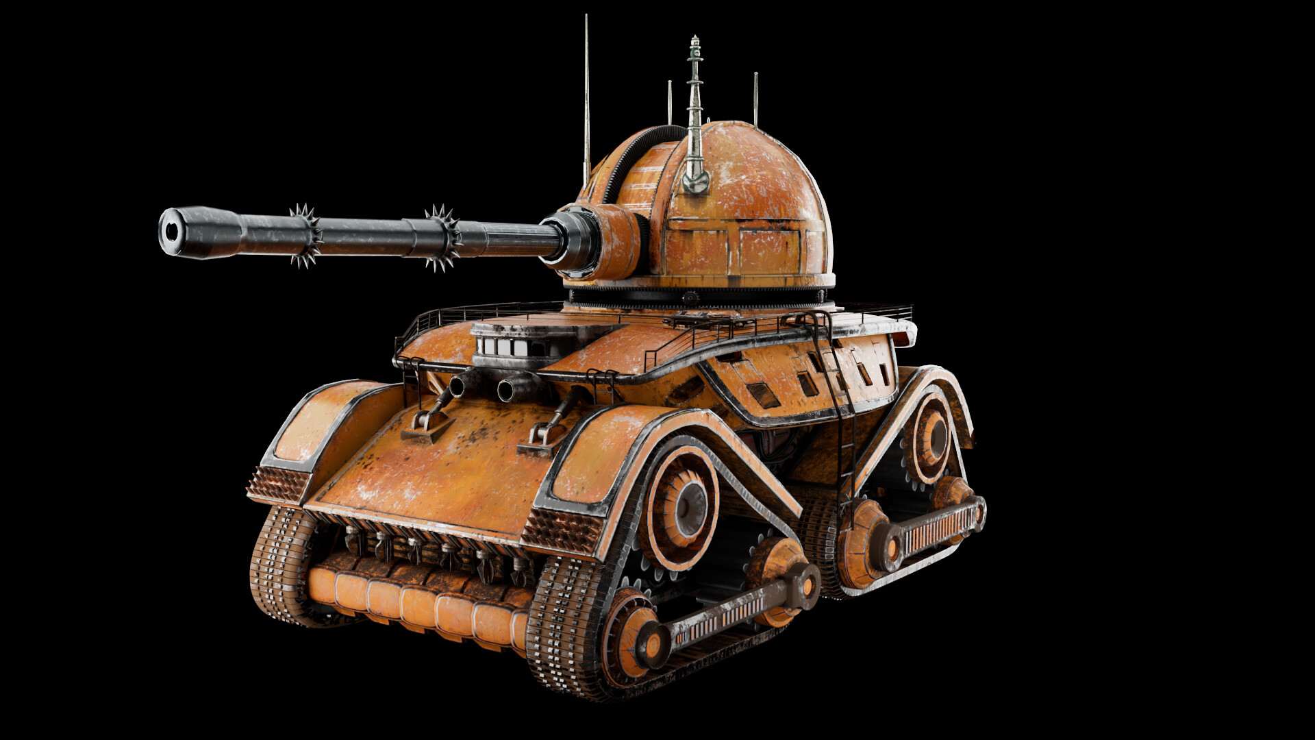 ArtStation - Battle Tank – Stylized Fantasy Combat Vehicle