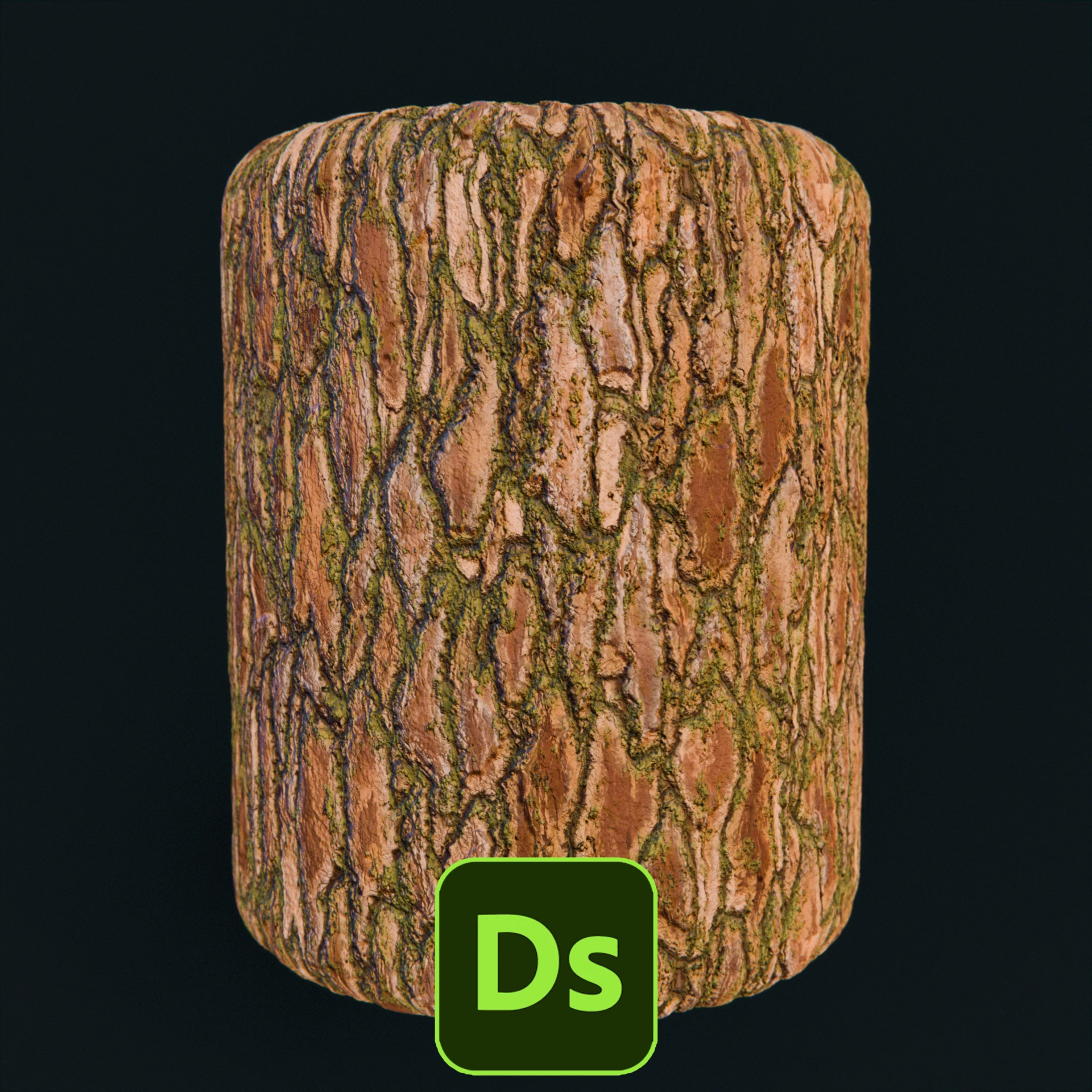 ArtStation - Fir bark