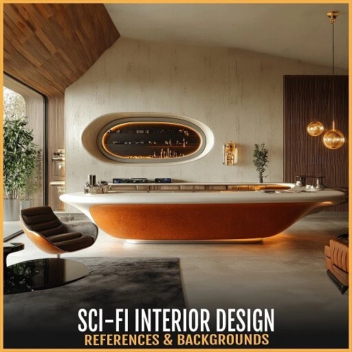 ArtStation - 303 SCI-FI Interior Design
