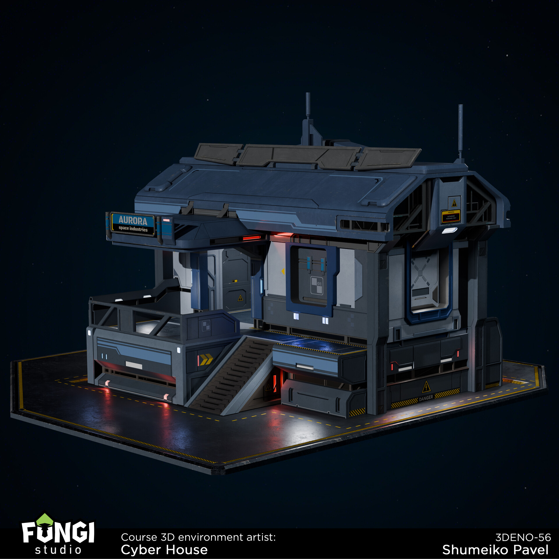 ArtStation - Cyber house