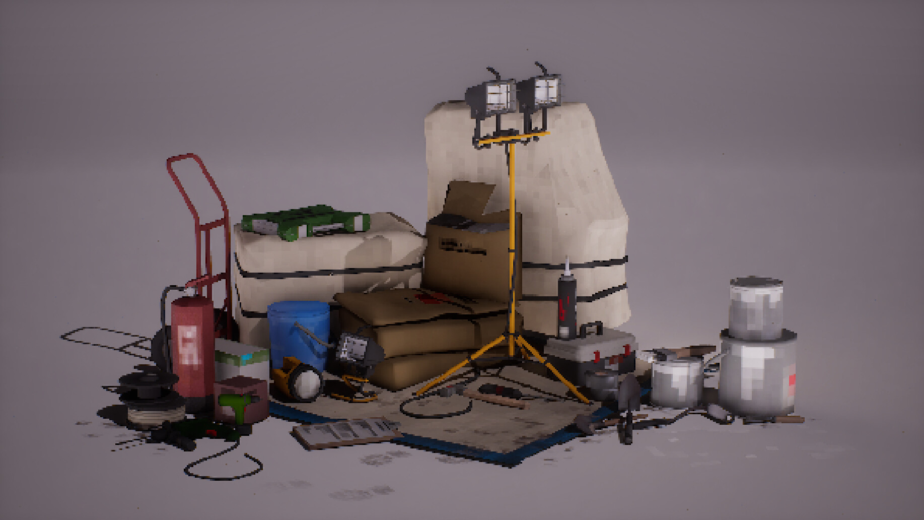 ArtStation - Stylized Basement Assets