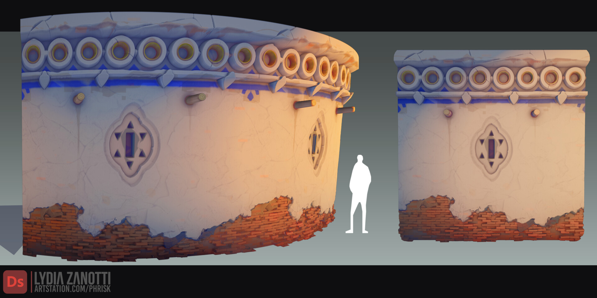 ArtStation - Stylized Stucco Walls