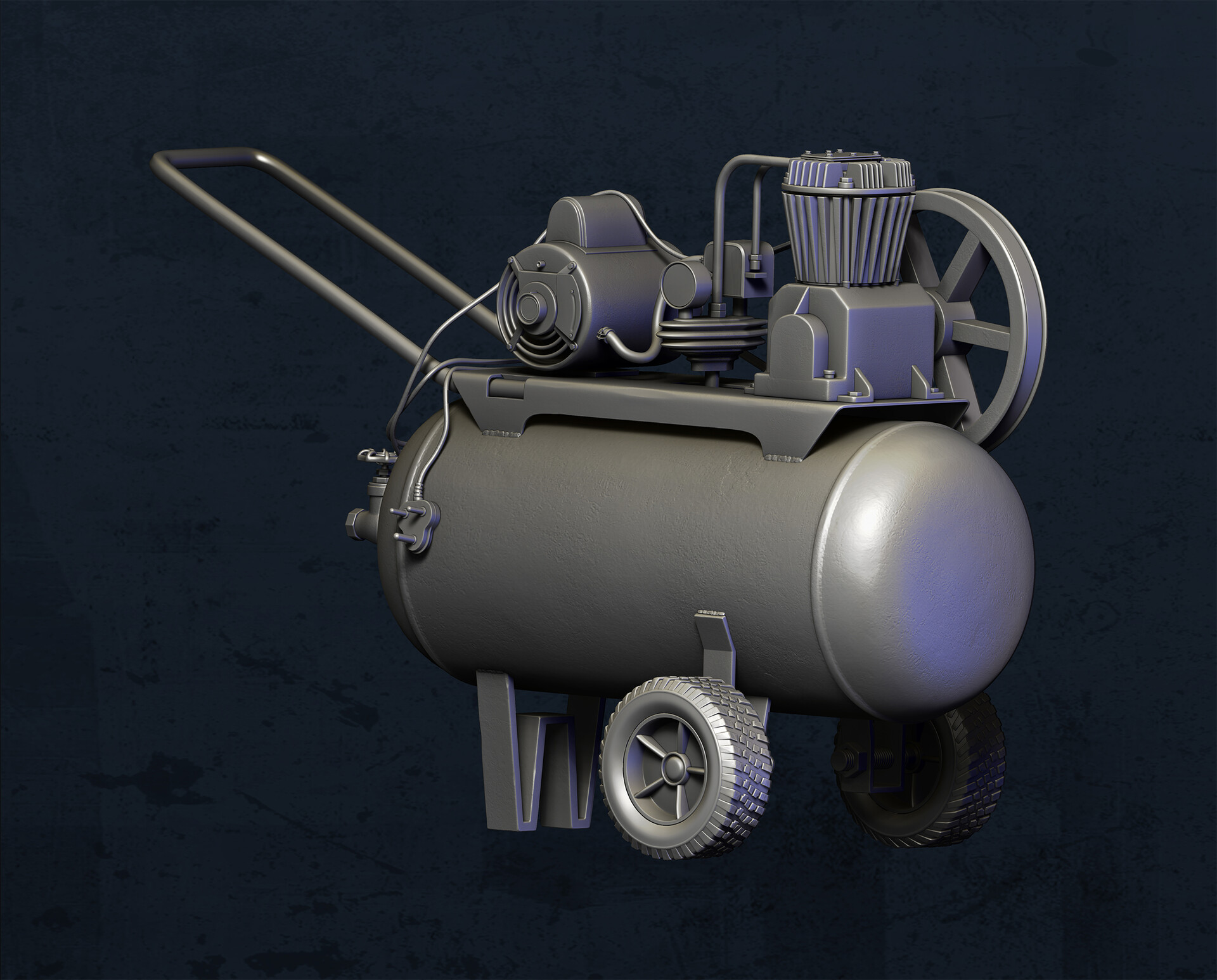 ArtStation - Air compressor machine