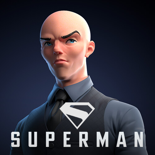 ArtStation - Lex Luthor - Stylized character model