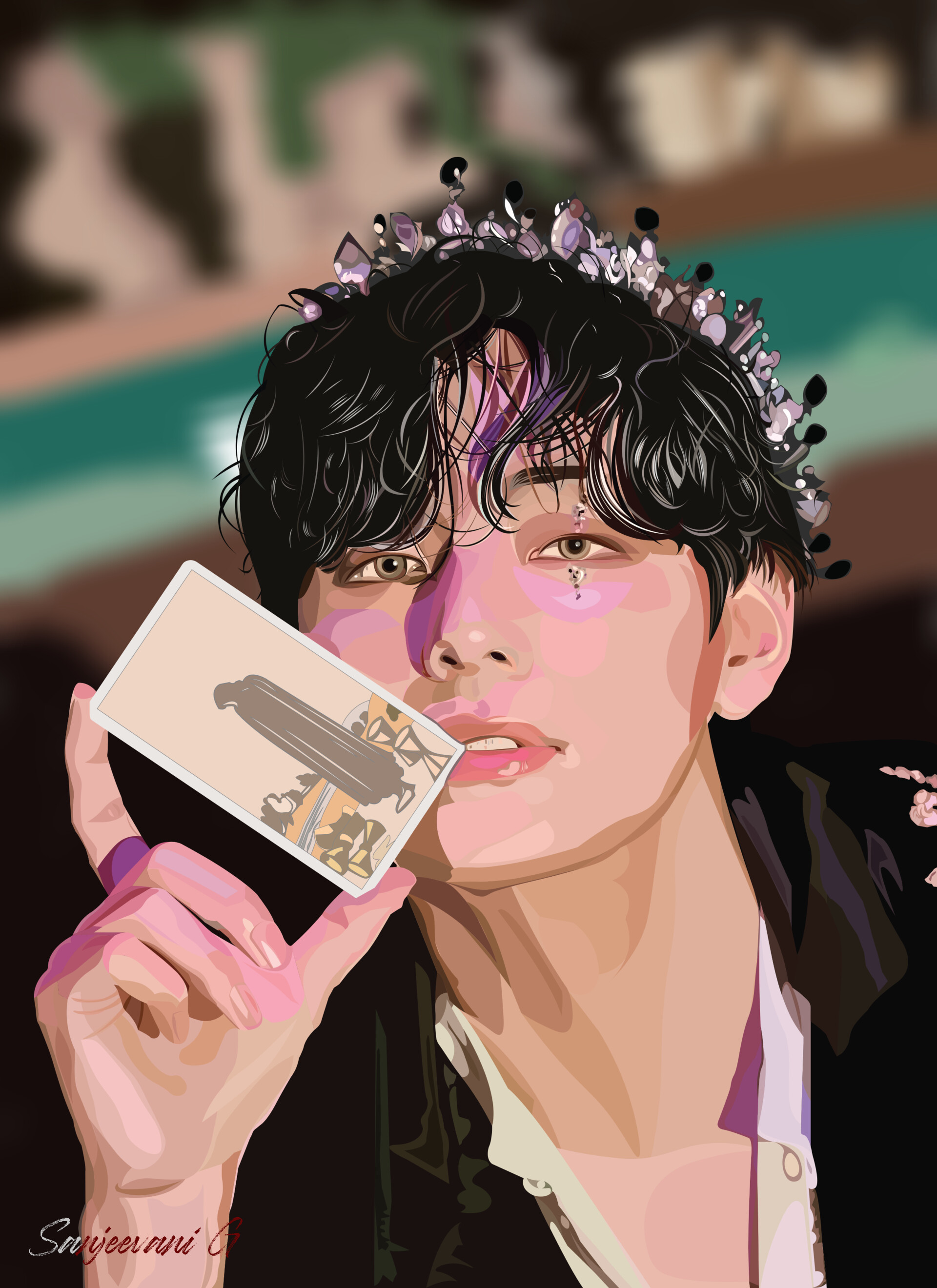 ArtStation - Portrait Of BTS V