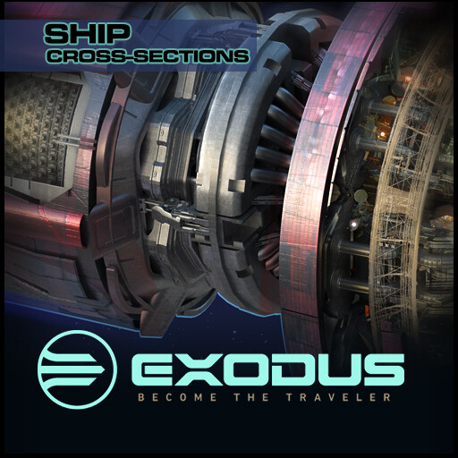 ArtStation - EXODUS: Ship Cross Sections