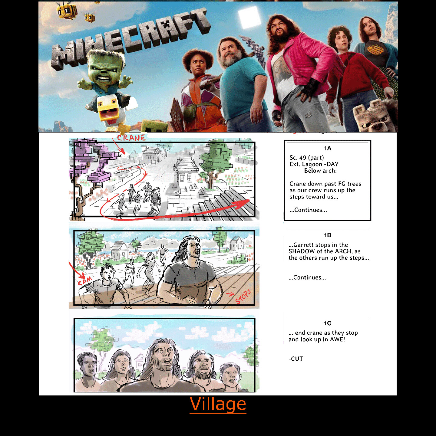 ArtStation - Minecraft: Village