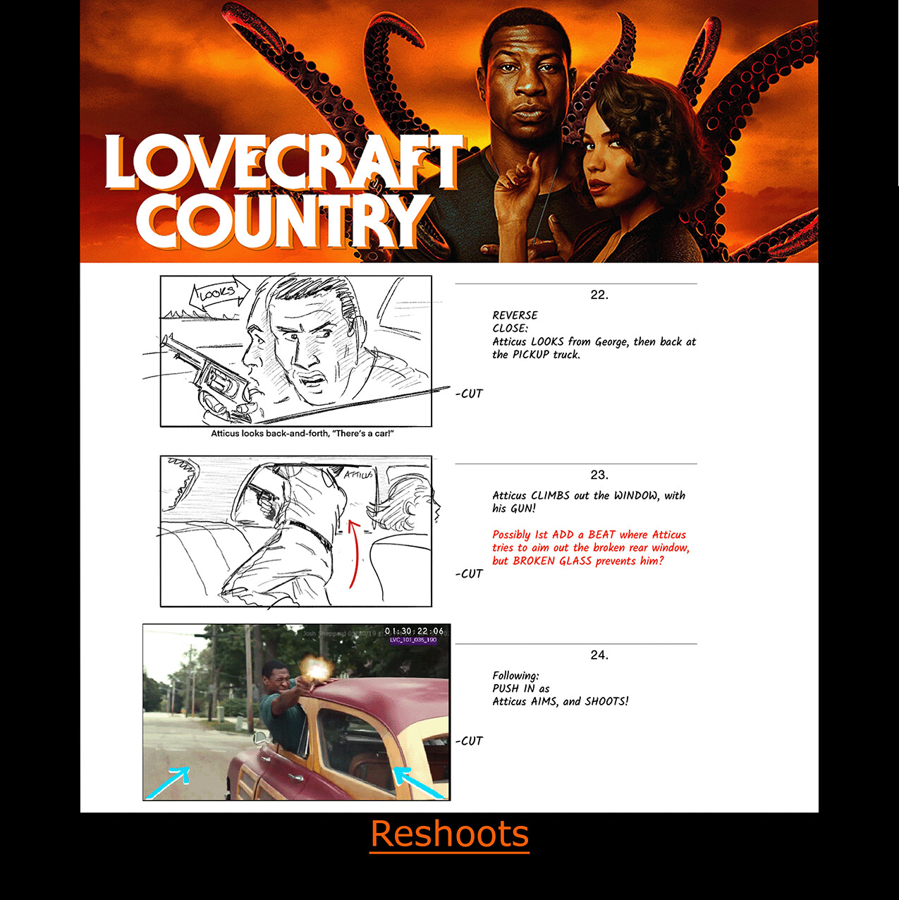 TheStoryBoardArtist.com - Lovecraft Country: Reshoots