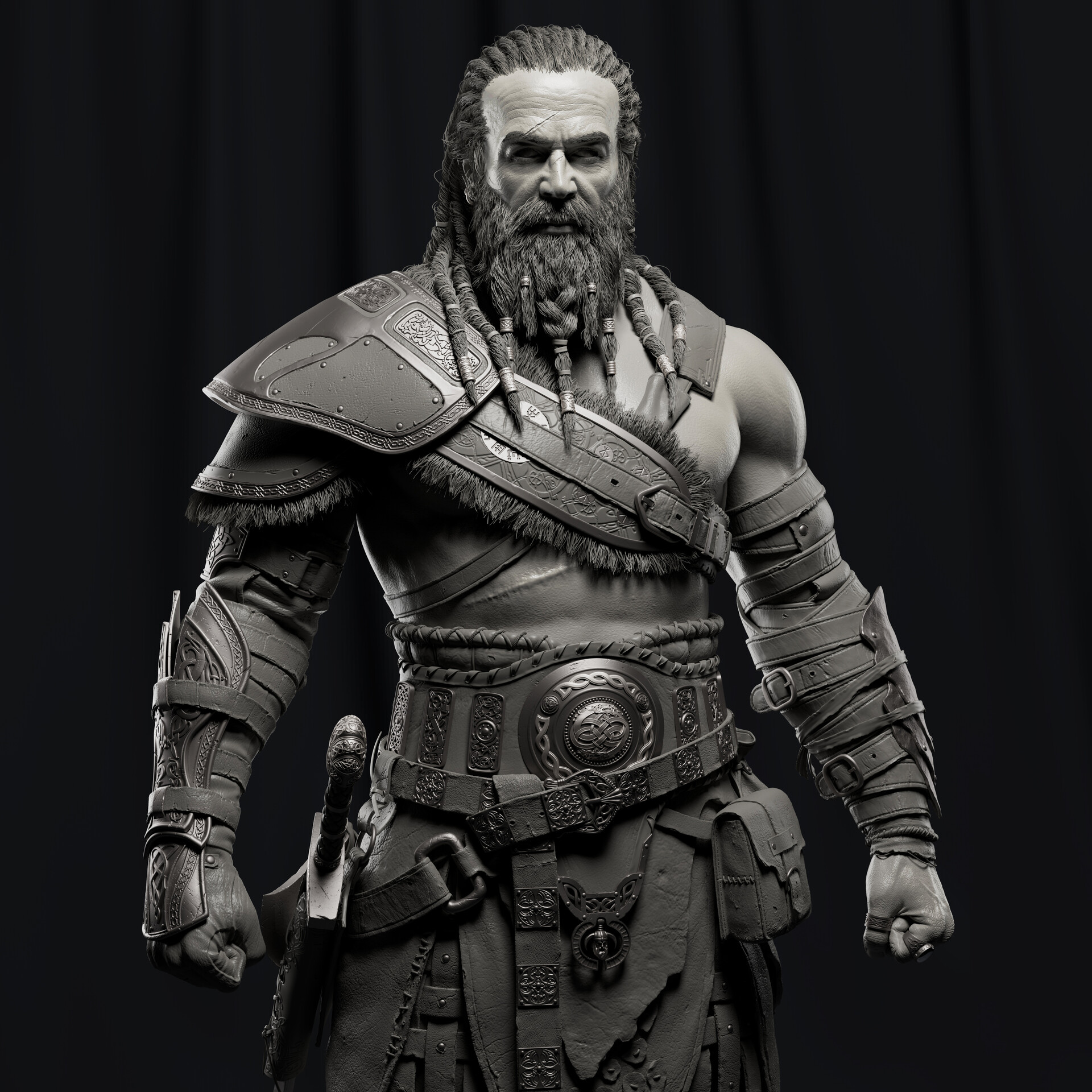 ArtStation - Viking Warrior - Highpoly