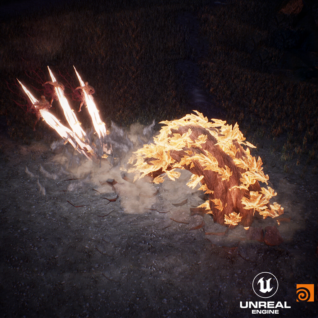 ArtStation - Root Attack VFX
