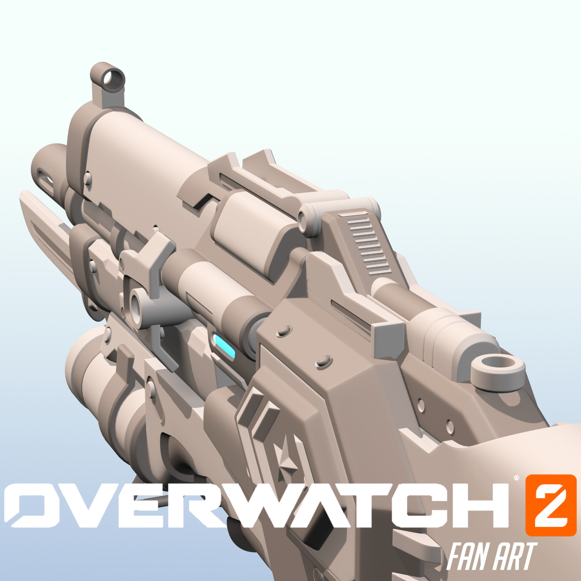 ArtStation - Soldier 76 Gun (fan art)